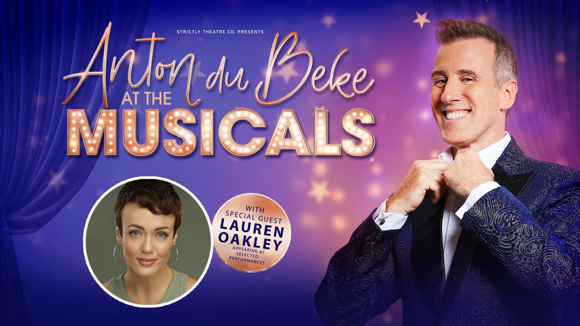 Anton Du Beke: At the Musicals Tickets | New Wimbledon Theatre in Wimbledon | ATG Tickets